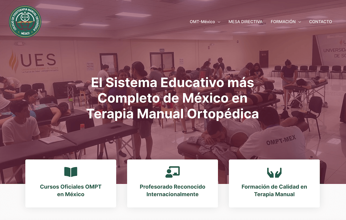 OMT México - Colegio Mexicano de Terapia Manual Ortopédica
